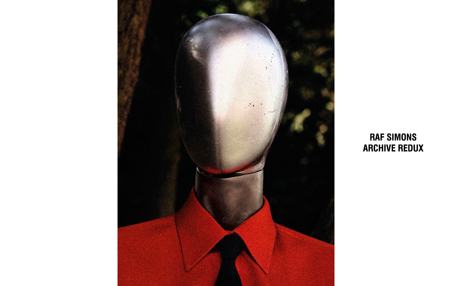 RAF SIMONS ARCHIVE REDUX